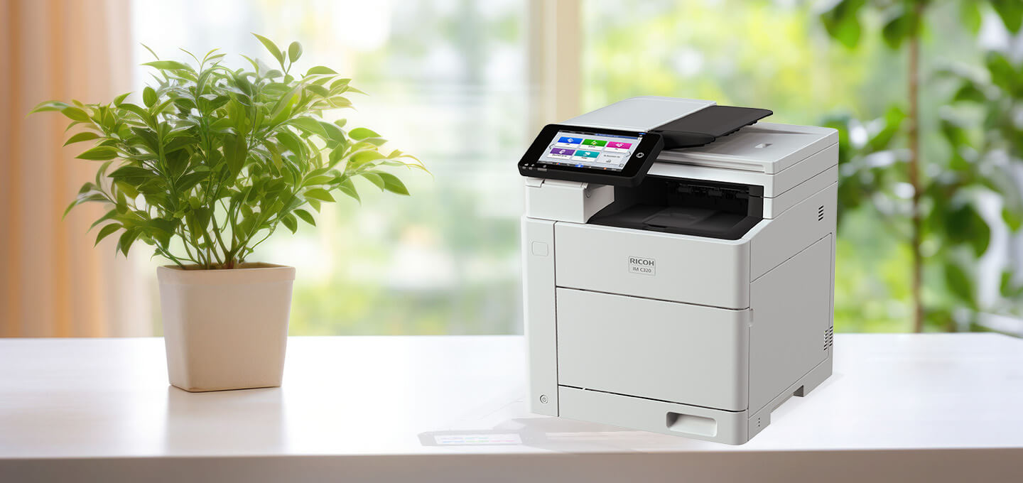 Eco-friendly colour laser printer IM C320F | Ricoh Switzerland